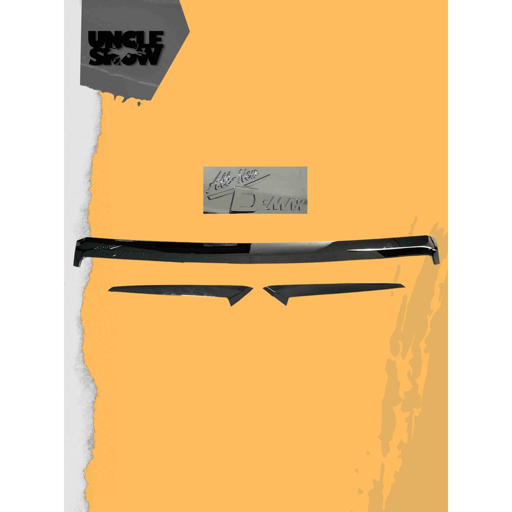 Hood Lip Bonnet Chrome Isuzu Dmax D-max 2012 2013 2014 2015 2016 2017 ...