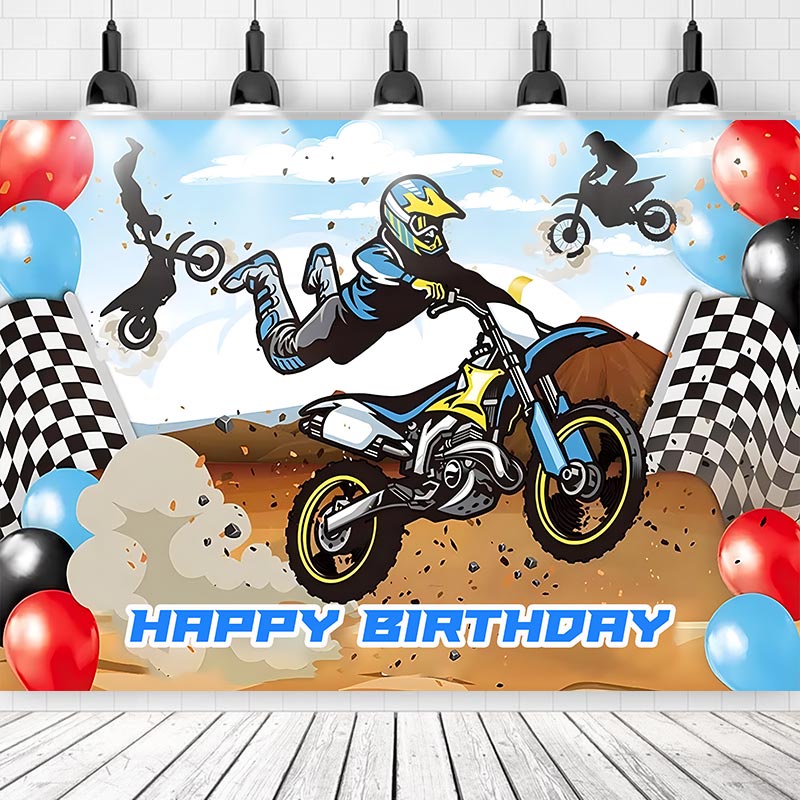 Motorcycle Backdrop For Photography Baby Shower Kids Children Boy ...