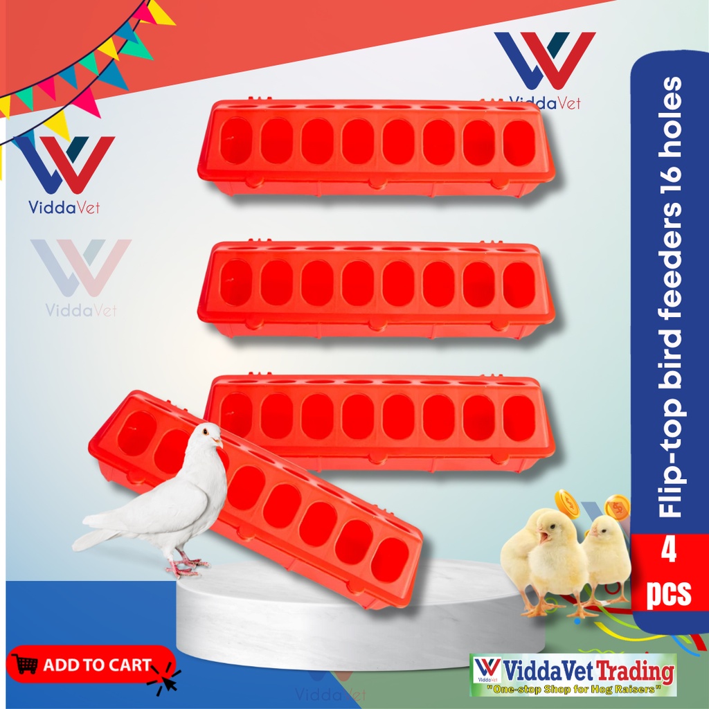 Viddavet Ultimate Chick Feeding Solution 4 pcs Linear Feeder for ...