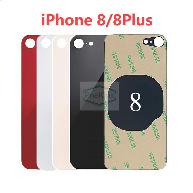 iPhone 8 8 Plus Back battery Cover Door Housing case Rear Glass Repair parts For iPhone 8 8 Plus ...