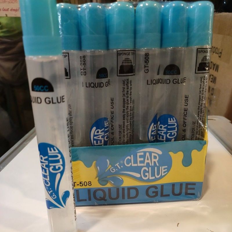 G.T clear liquid glue sponge tip | Shopee Philippines