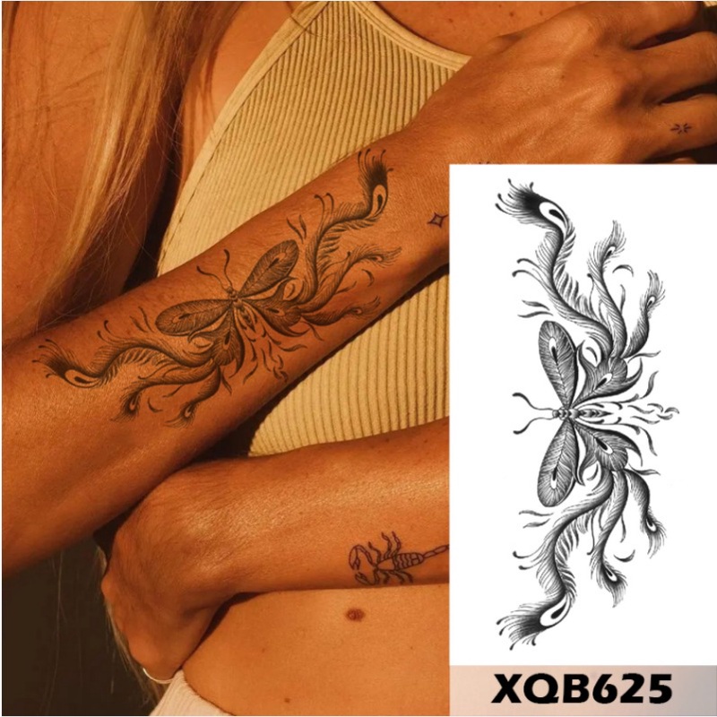 Butterfly Waterproof Temporary Tattoos for Women Fake Tattoos Realistic ...