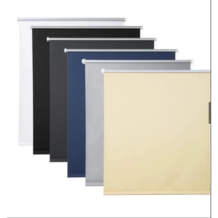 COD Blackout Window Roller Shades Custom Blinds 200Cm Height 60-140Cm ...