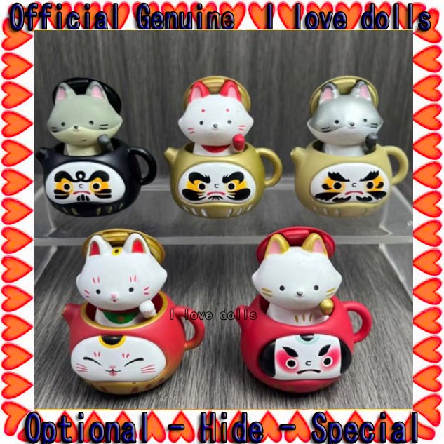 inart Prayer Tea Fox Daruma Series Blind Box [Genuine] Doll Cute ...