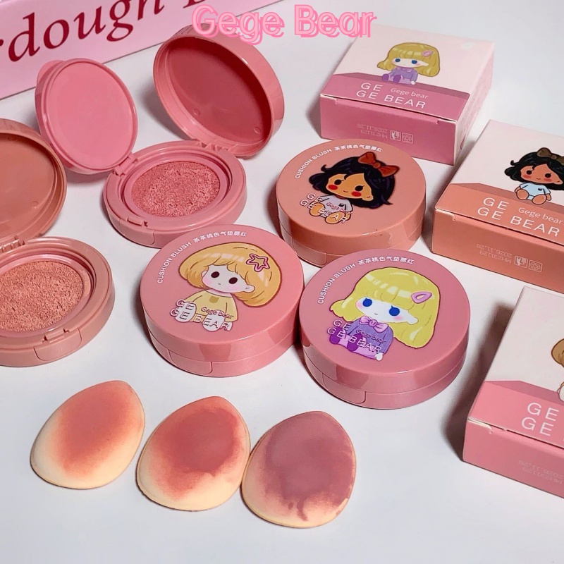 Gege Bear Blush Tea Peach Color Cushion Blush Pink And Natural Girly ...