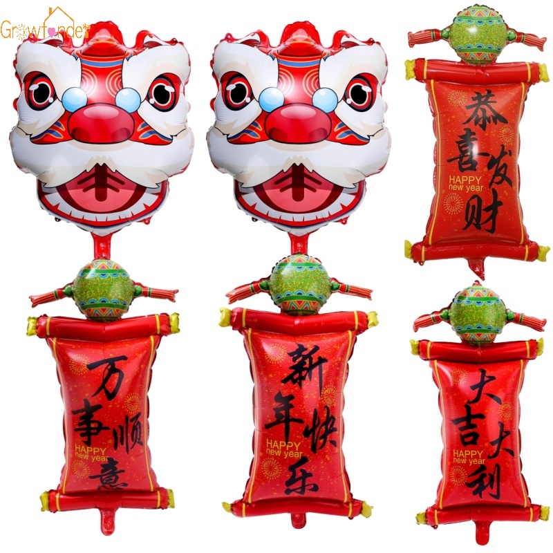 Festive Atmosphere 2024 Chinese New Year Of Dragon Couplet Lion ...