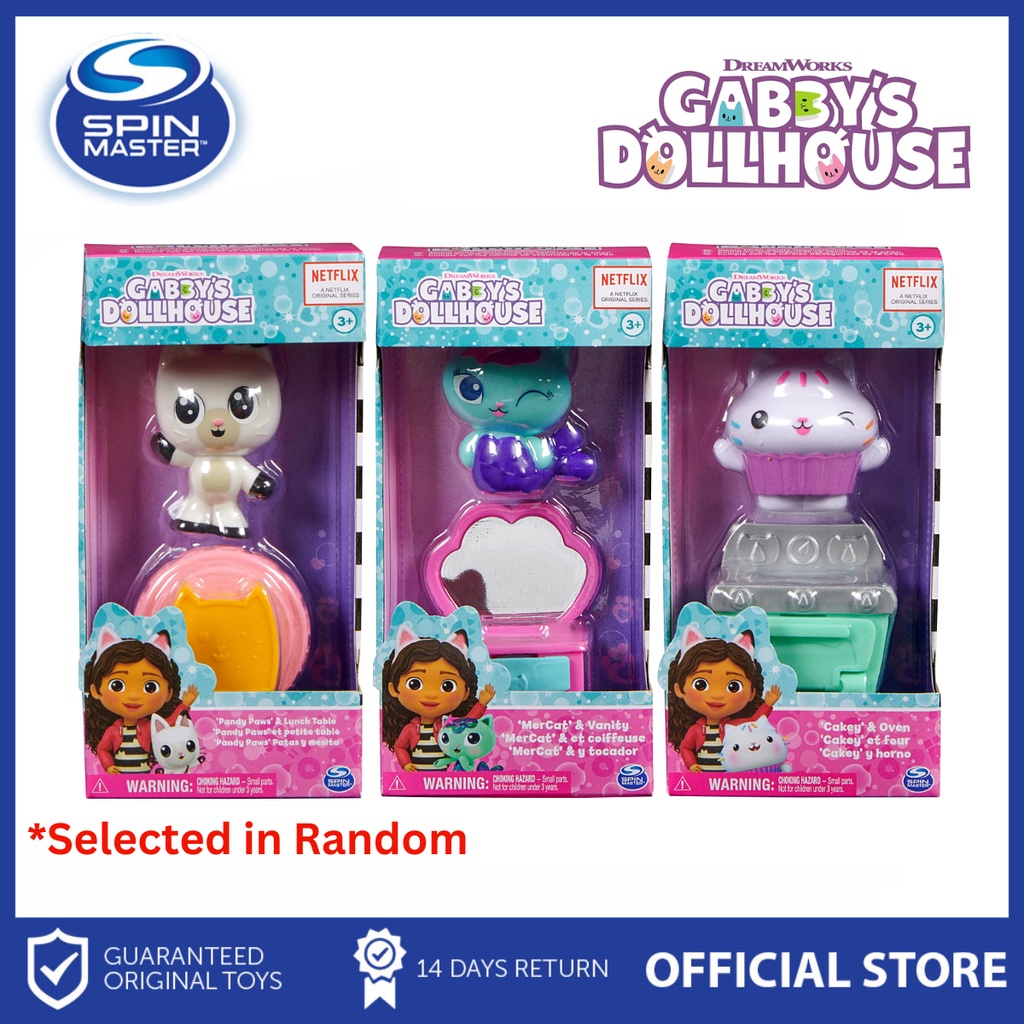 Gabby's Dollhouse Value Figure Pack Toy Figure with Dollhouse ...