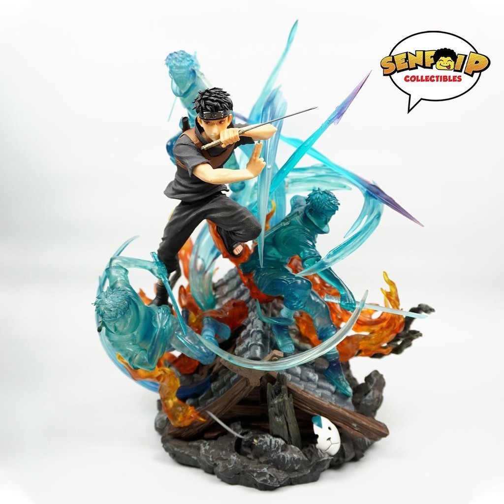 HQKO Naruto Anime Uchiha Shisui in Roof Statue Action Figure 45cm ...