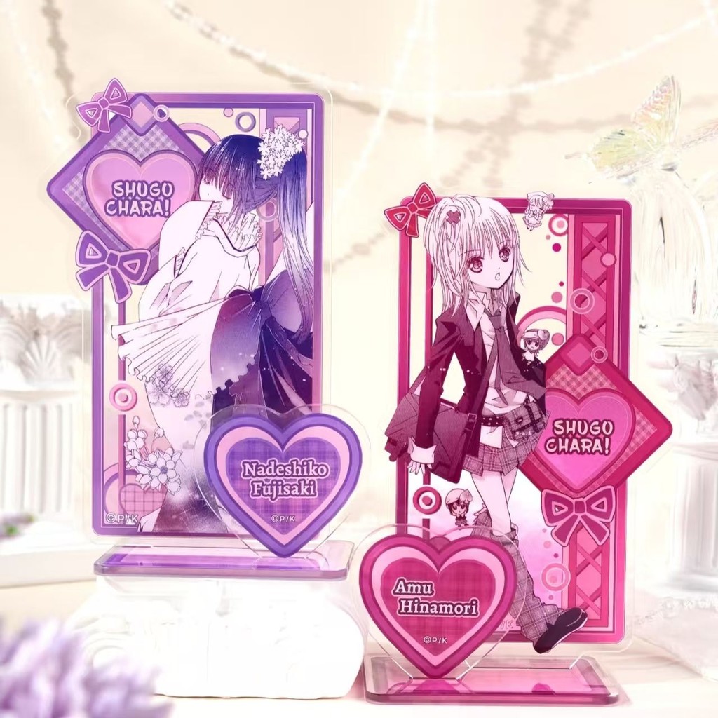 Shugo Chara Acrylic Stand Hinamori Amu Figure Tsukiyomi Ikuto Standee ...