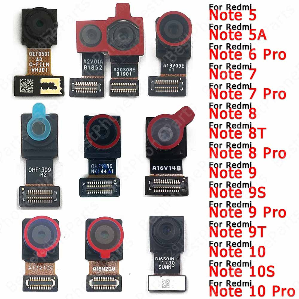 Original Front Camera For Xiaomi Redmi Note 5 5A 6 7 8 8T 9 9S 9T 10 ...