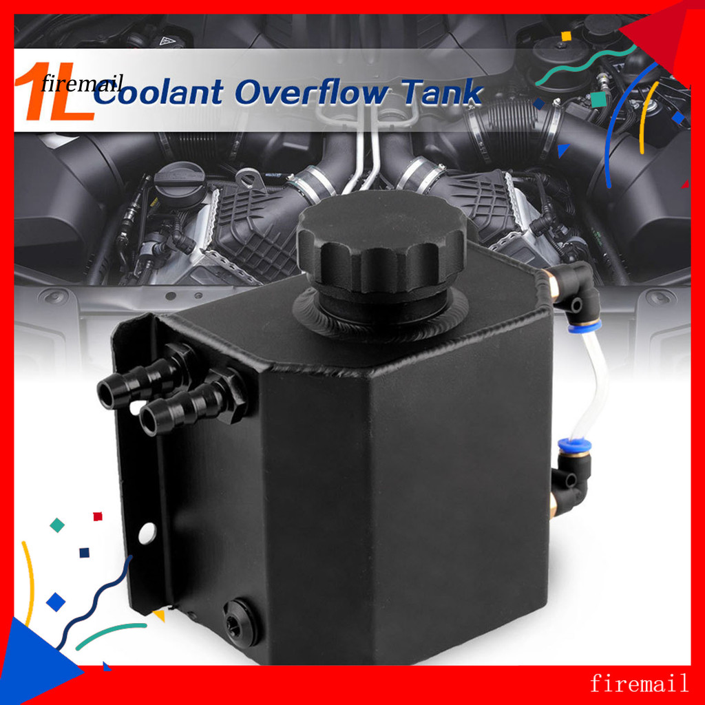 FRL Universal Radiator Coolant Overflow Tank Bottle Aluminium Recovery ...