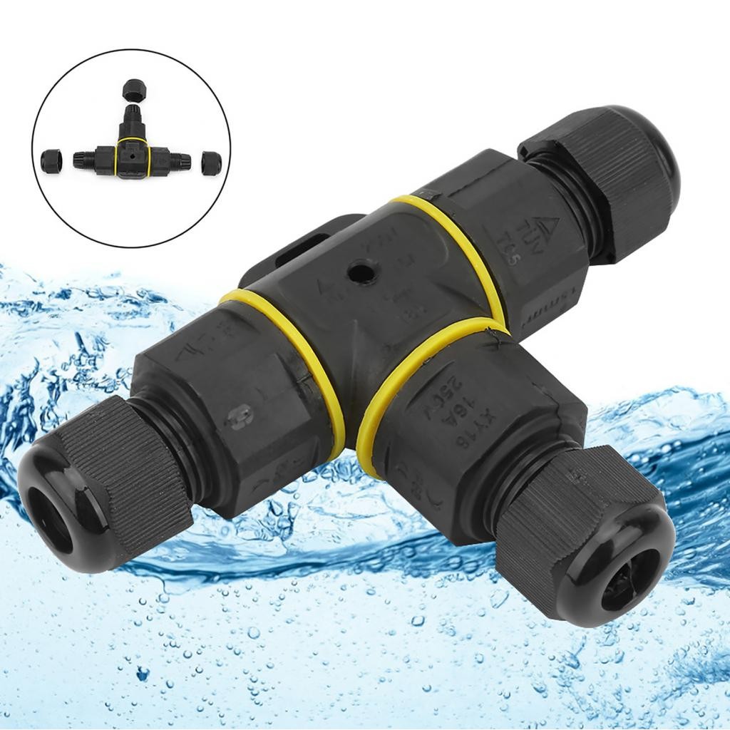 Xguli Waterproof T-Shape 3 Pin Junction Box Underground Cable Sleeve ...