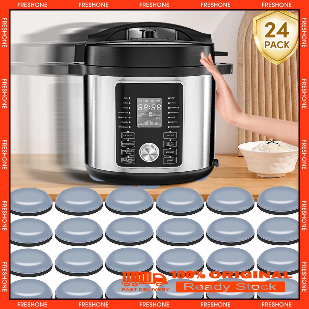 COD 24 PCS Kitchen Appliance Sliders Self-Adhesive Anti-slip Easy ...
