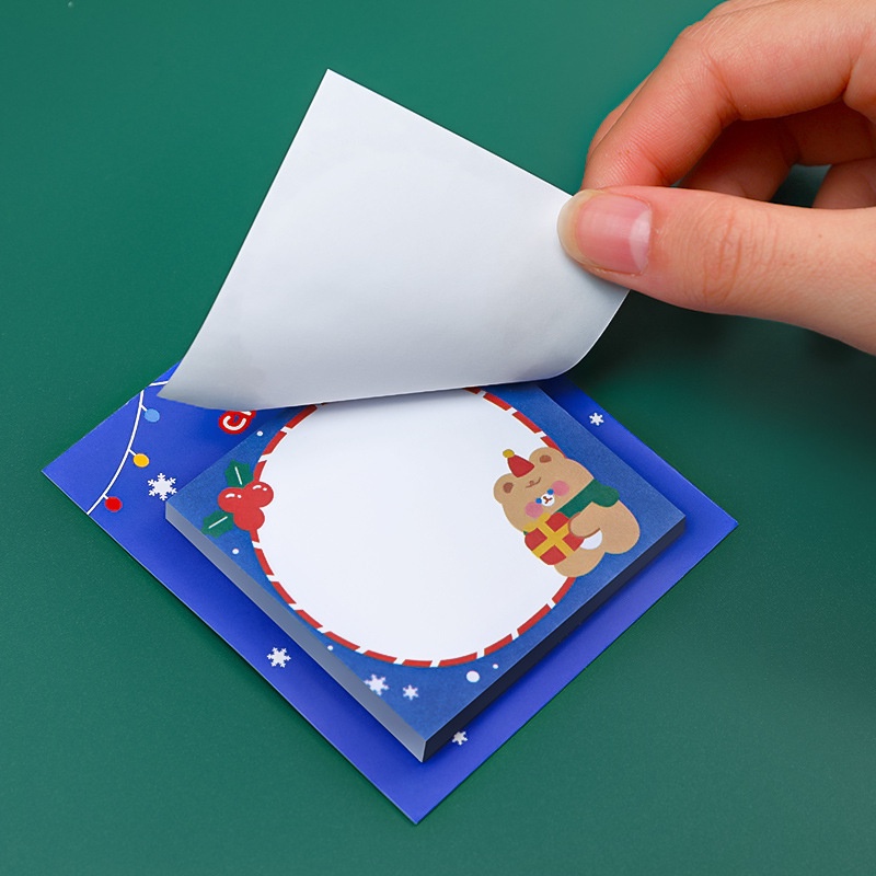 Christmas Sticky Notes Notepad Memo Pad Office School Supplies ...