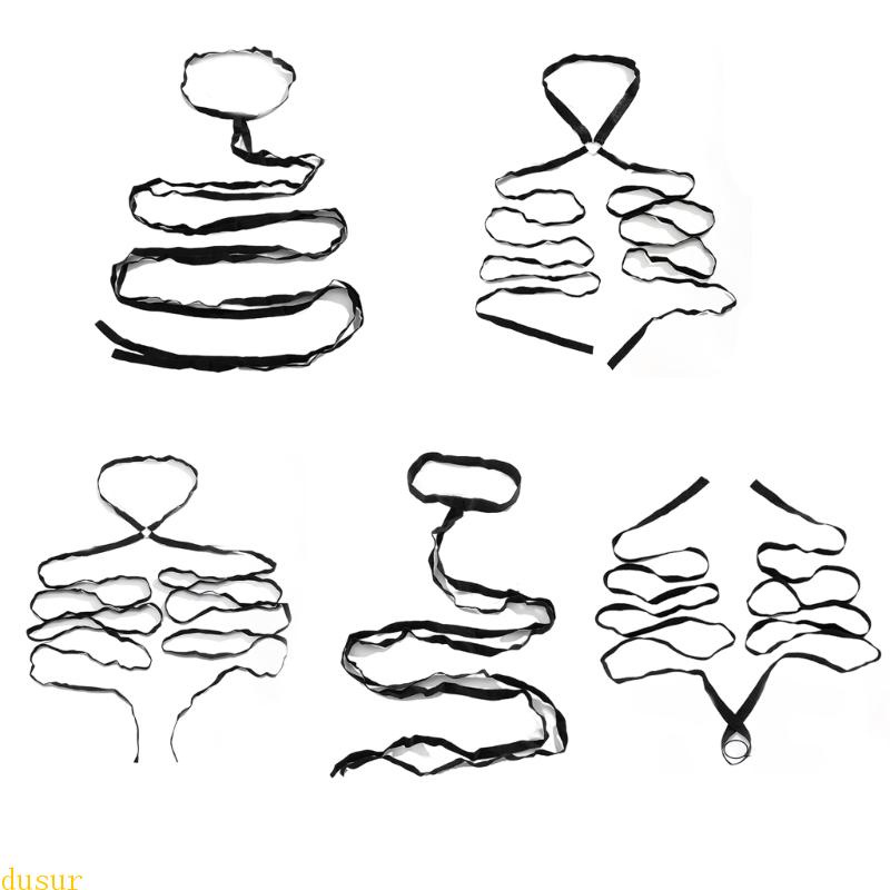 dusur Womens Arm Wrap Rave Festival Garter Belt Punk Leg Wraps Rave DIY ...