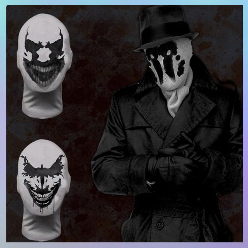 Aubte Halloween Rorschach Cover Mask Temperature Sensitive Color ...