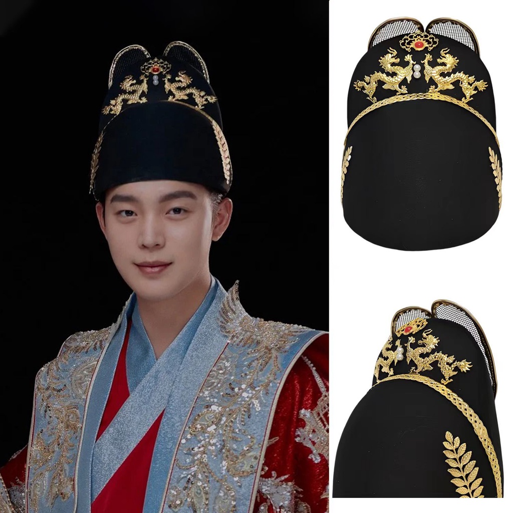 [MOMO Bridal Wedding Dress] Ming Made Official Hat Black Gauze Hat Wing ...