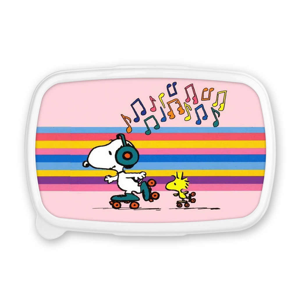 Peanuts Snoopy Lunch Box 2-Compartments anime hot games plastic bento ...