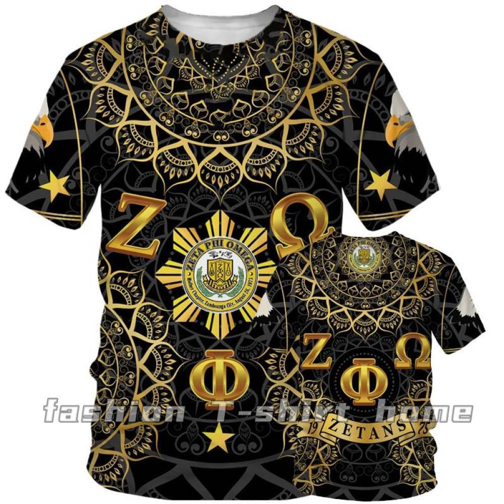 Zeta Phi Omega T Shirt Design Apparel's T Shirt Full Sublimation 47th ...