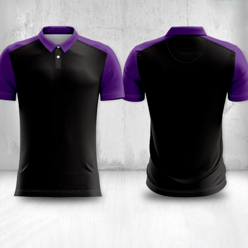 Personalized FULL SUBLIMATION Black & Violet Design/Color Company ...