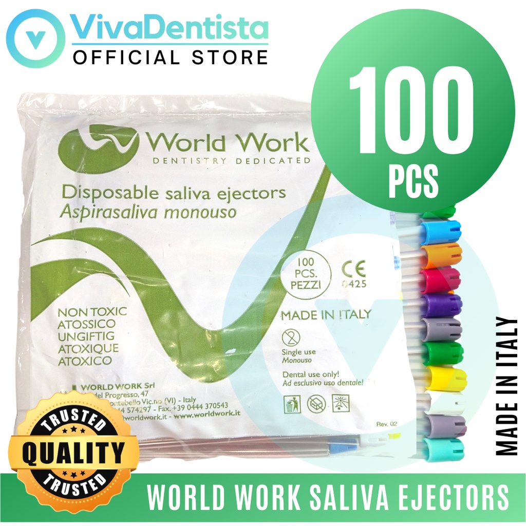 Saliva Tips (100pcs per pack) Viva | Shopee Philippines