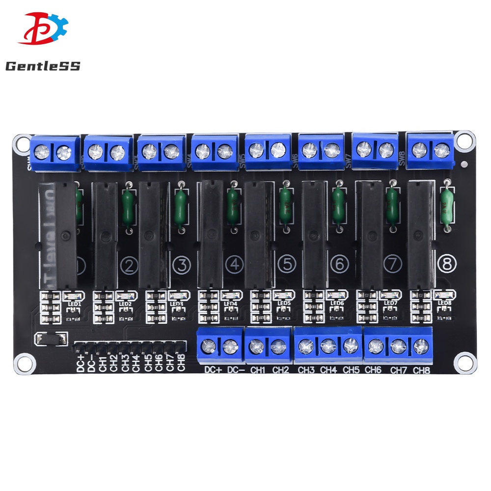8 Channel 5V Relay Module High and Low Level Trigger 8 Ways Relay ...