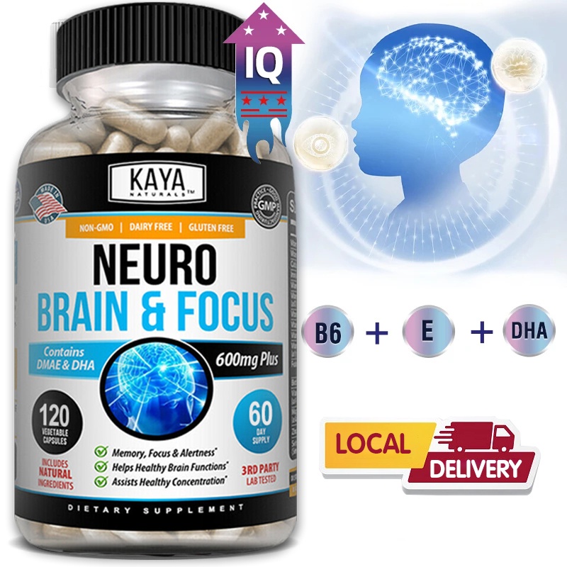 Neurobrain and attention supplement, nootropic brain supports memory ...
