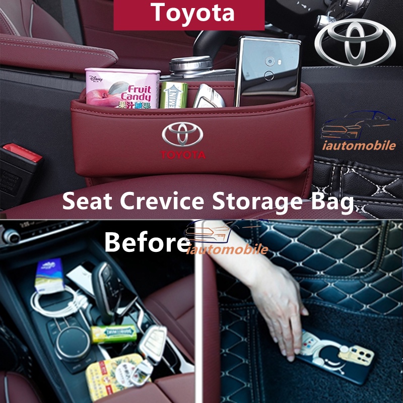 TOYOTA Seat Gap Storage Box Yaris Vios Altis Rav4 Chr CAMRY BZ4X ...
