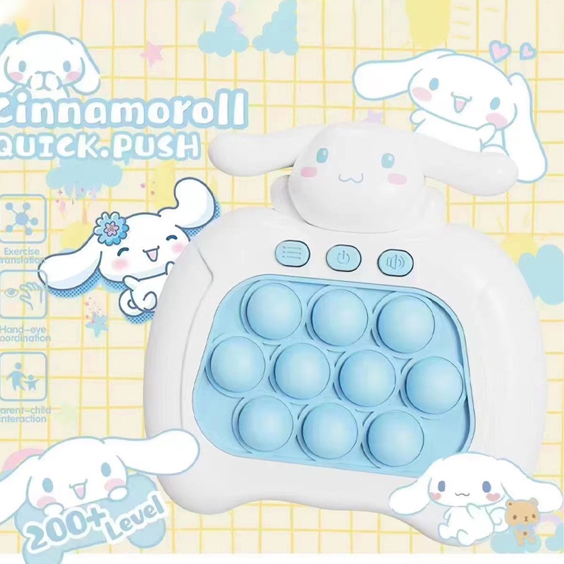 Sanrio Quick Push Game Sensory Toys Cute Hello Kitty Cinnamoroll Teens ...