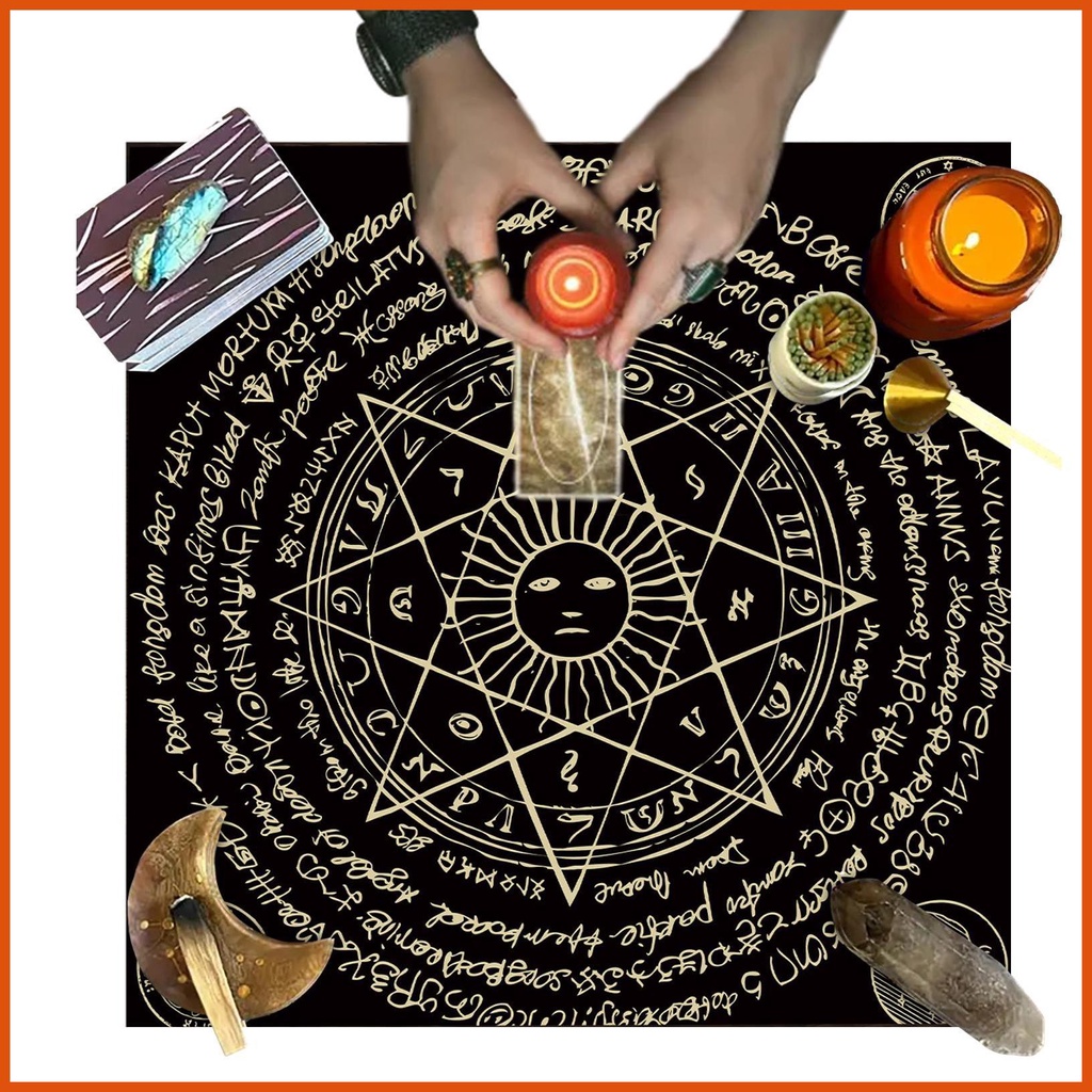 Tarot Table Cloth Tarot Card Spread Cloth Portable Tarot Cloth for ...