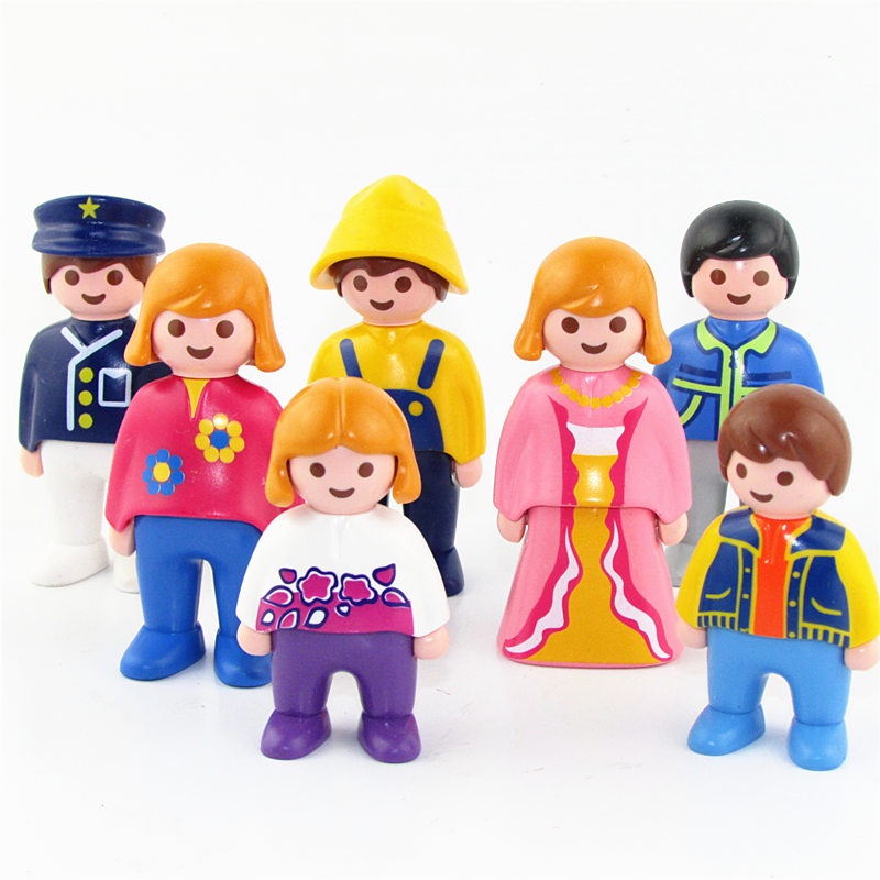 Anime Playmobil action figure Mobi World Scene Doll Doll Children ...