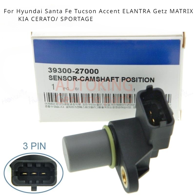 39300-27000 3930027000 Camshaft Position Sensor for Hyundai Santa Fe ...