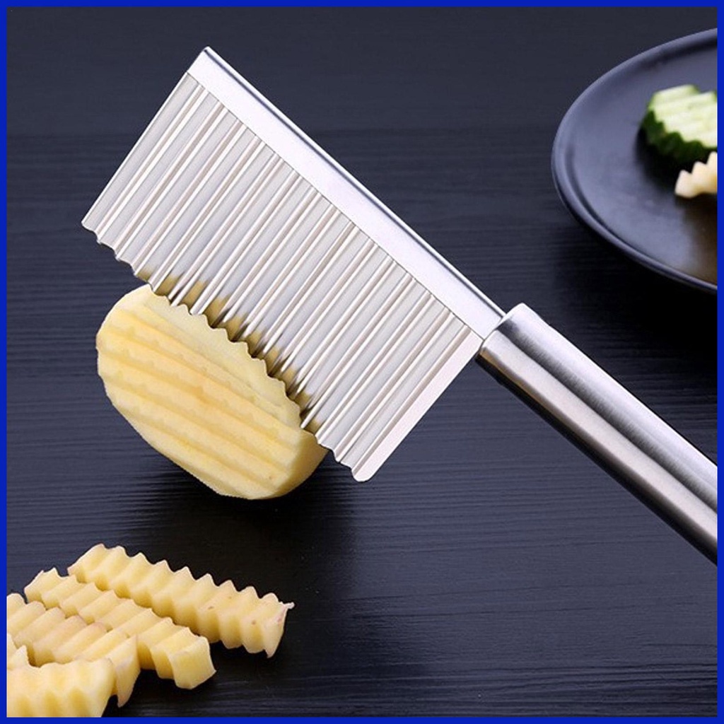 Wave Cutter Wavy Potato Cutter Waffle Fry Cutter for Veggies French Fry ...