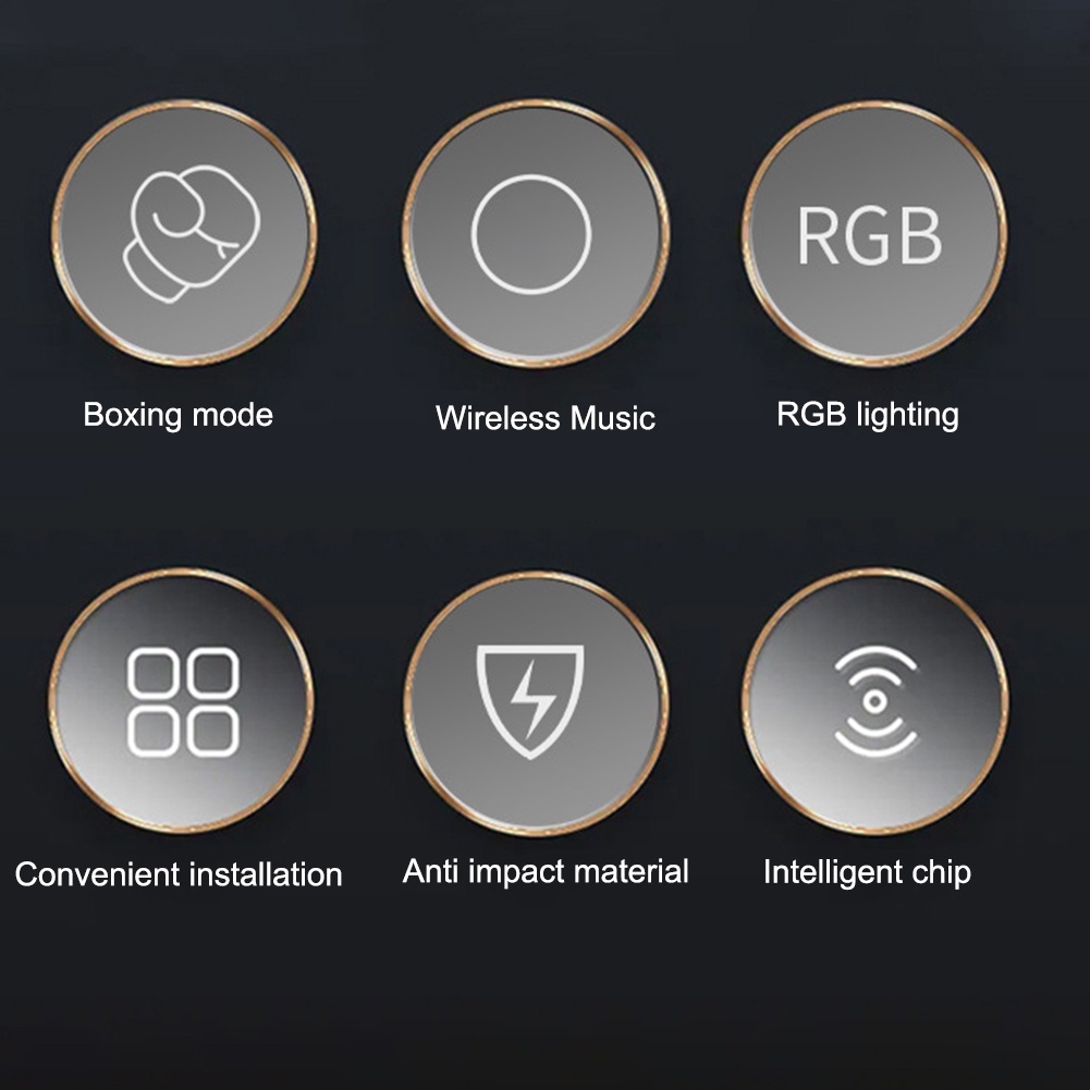 OCE! LED Electronic Music Boxing Machine Target Wall Hanging Sandbag ...