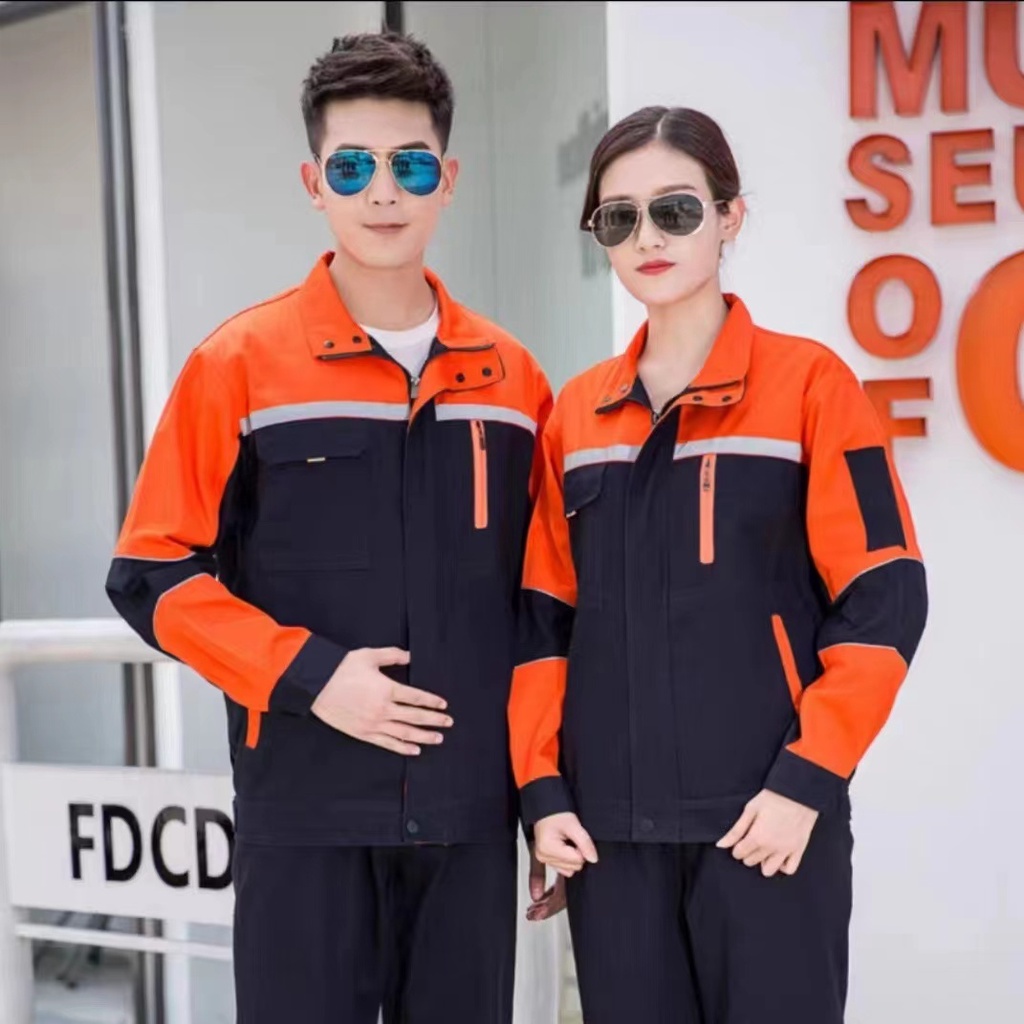 Safety work jacket unisex safety protective clothing top labor ...