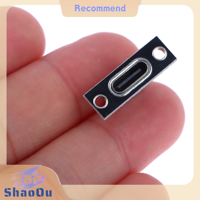 ShaOu 10pcs USB 3.1 Type C Socket With Screw fixing plate Type-C USB ...