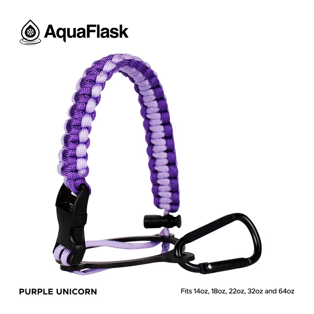 AQUAFLASK Paracord Handle ORIGINAL FITS 14OZ,18OZ,22OZ,32OZ,40OZ,64OZ ...