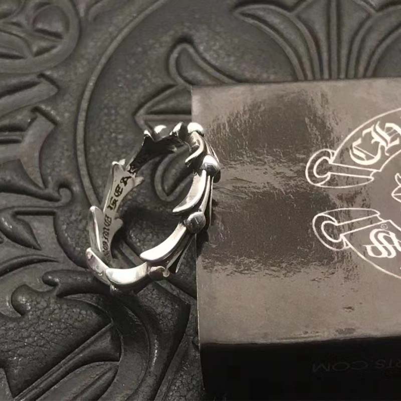 Fishbone Ring Forever Classic Vintage Silver Water Ripple Design Rings ...