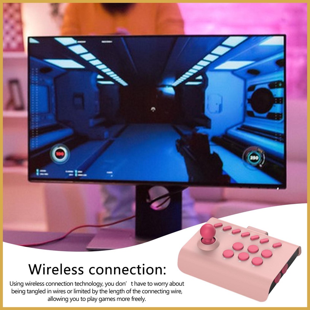 Fighting Game Joystick Controller Arcade Console Rocker with USB Game ...