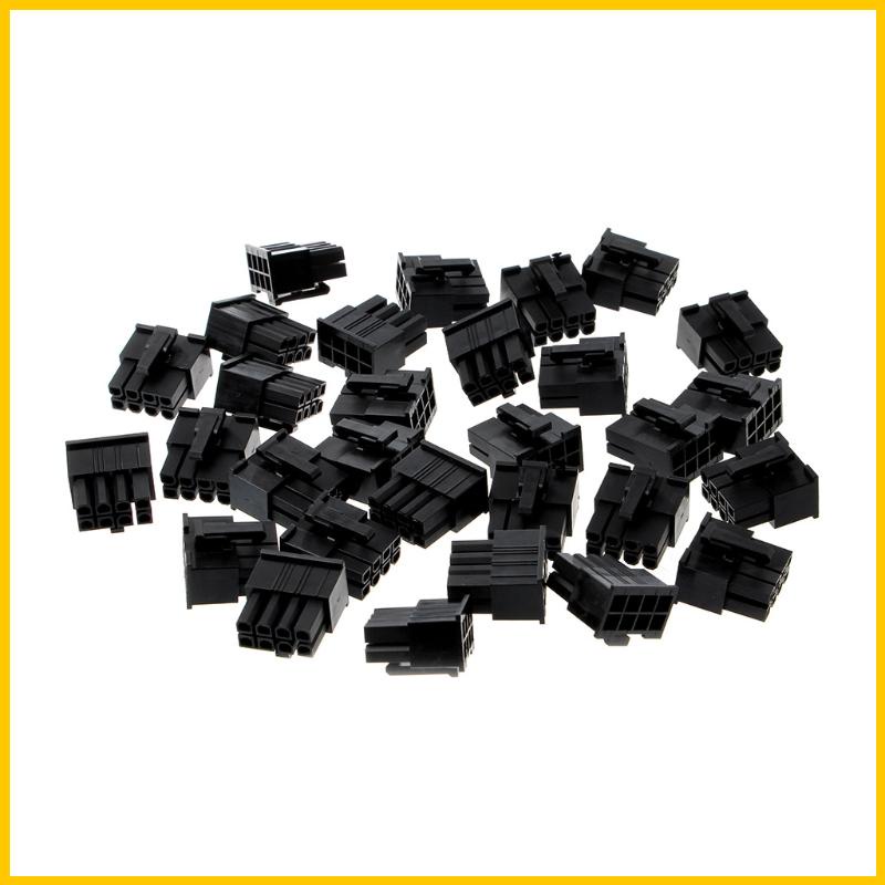 Zone 30 Pcs 4 2mm 8P 8 Pin Male Power Connector For PC Computer CPI-E ...