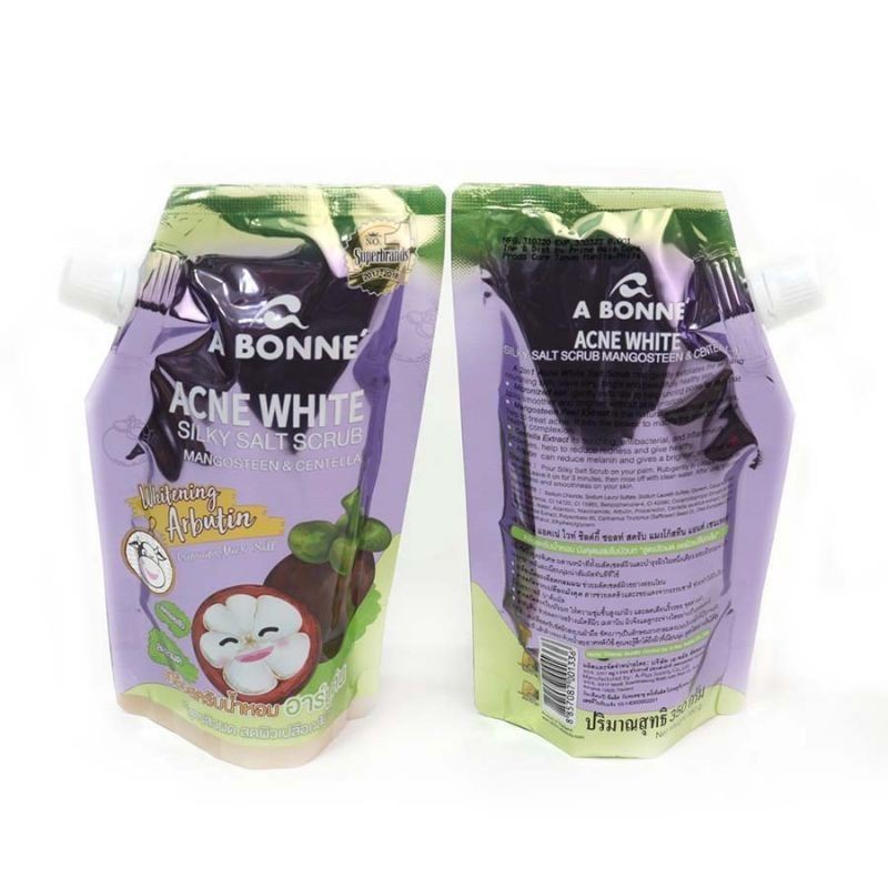 Abonne Acne White Silky Salt Scrub 350G - Mangosteen & Centella ( A133 ...