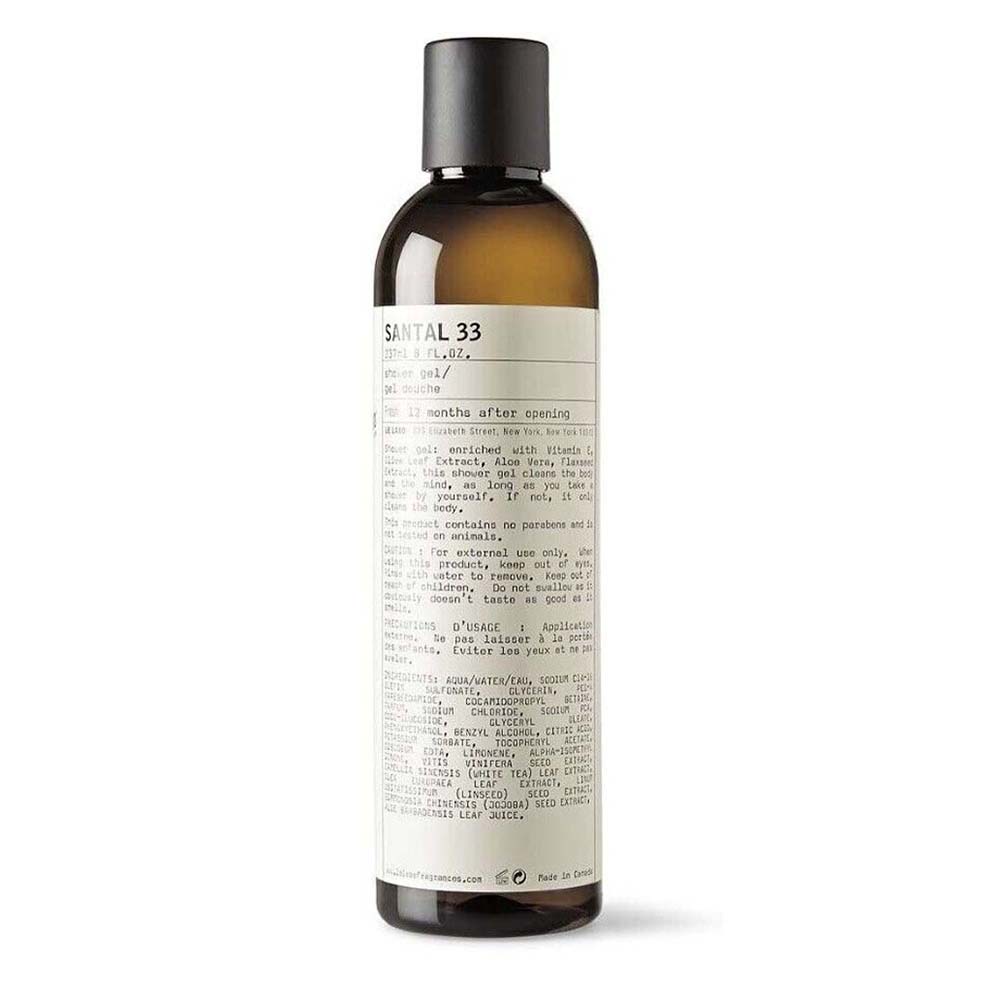 Le Labo Santal 33 Shower Gel 8 Oz 237ml