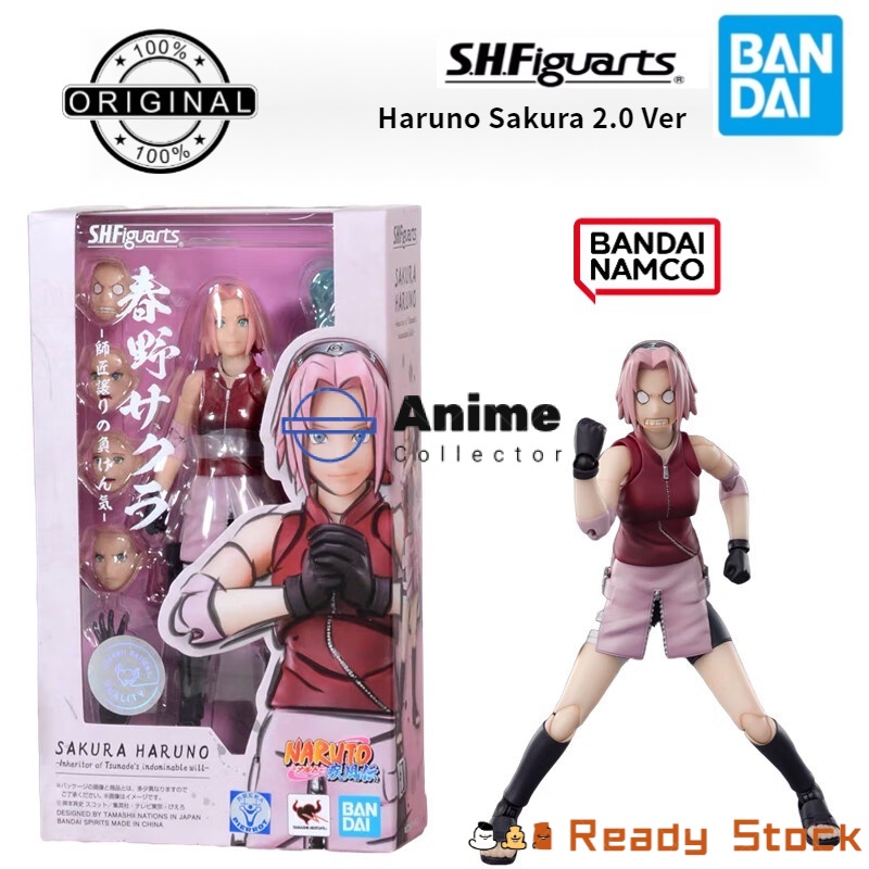 【In Stock】BANDAI Shf S.h. Figuarts Sakura Haruno 2.0 Ver Anime Naruto ...