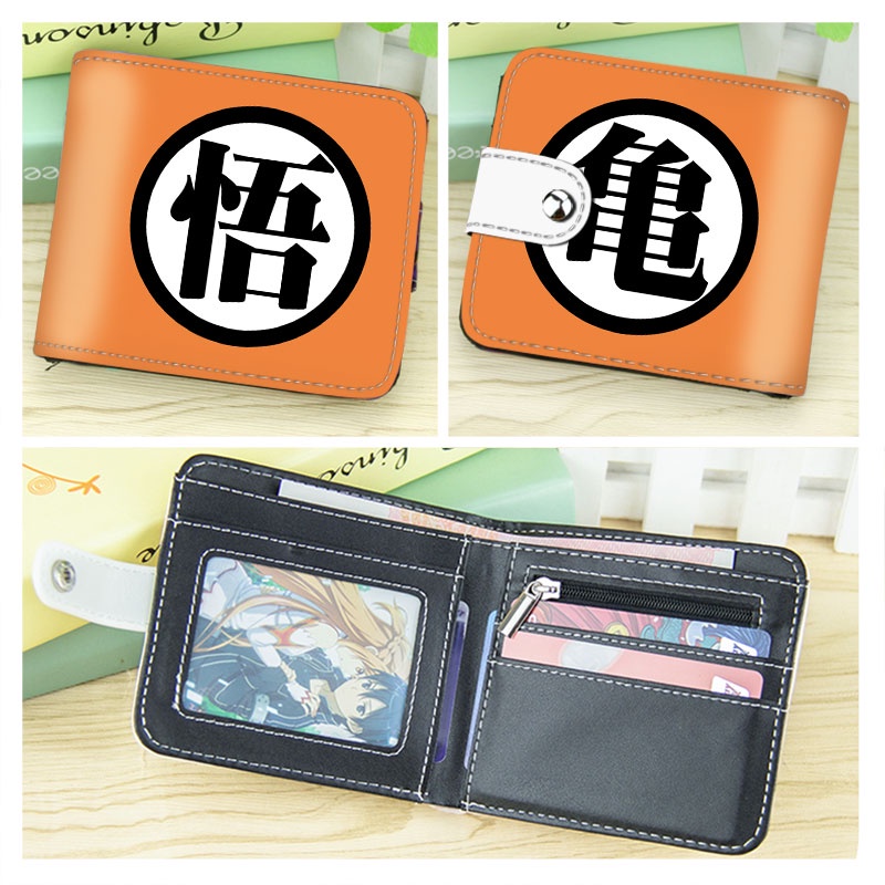Anime Dragon Ball Super Saiyan Mens Wallet Master Roshi Card Holders ...