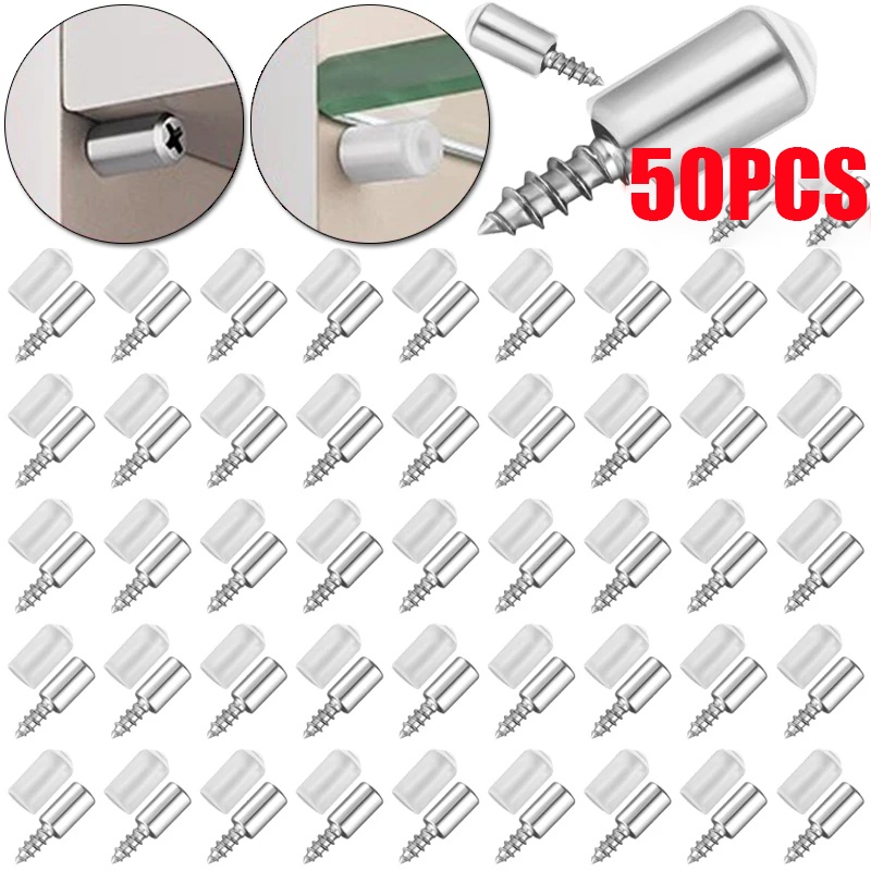 20/30/50PCS Shelf Support Nails Bracket Screw Pegs/Cross Self-tapping ...