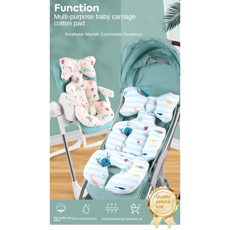 Multi-purpose Baby Stroller Cushion, Thick Padding, Highchair Pad ...
