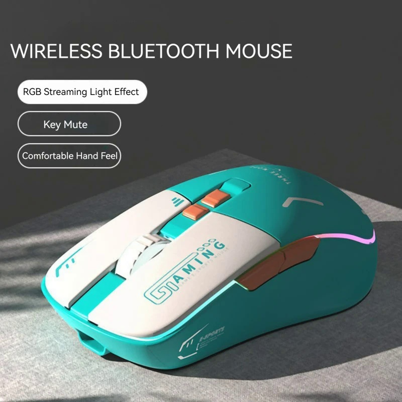 EWEADN G308 2.4G Wireless Mouse Rechargeable RGB Lights Silent ...