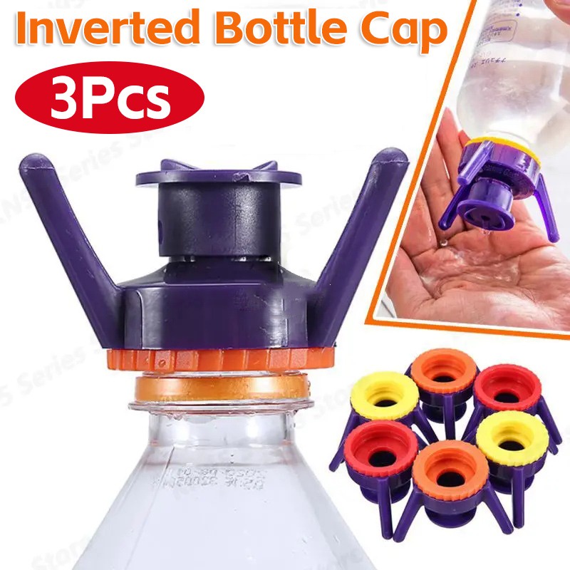 3Pcs/Set Inverted Bottle Cap Tripod Stand - Leak-proof Squeezing ...