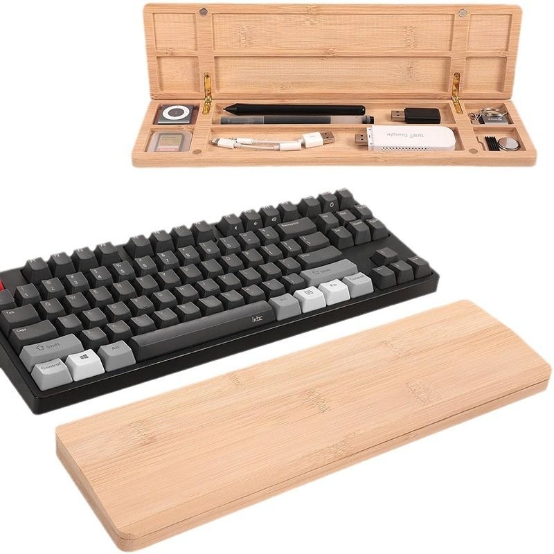 Mouse pad keyboard Wooden wrist brace wrist brace Hand brace Wrist ...