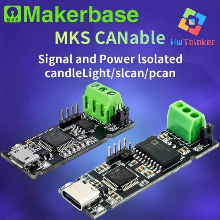 Makerbase Canable Usb To Canbus Debugger Analyzer Adapter Isolated Vesc